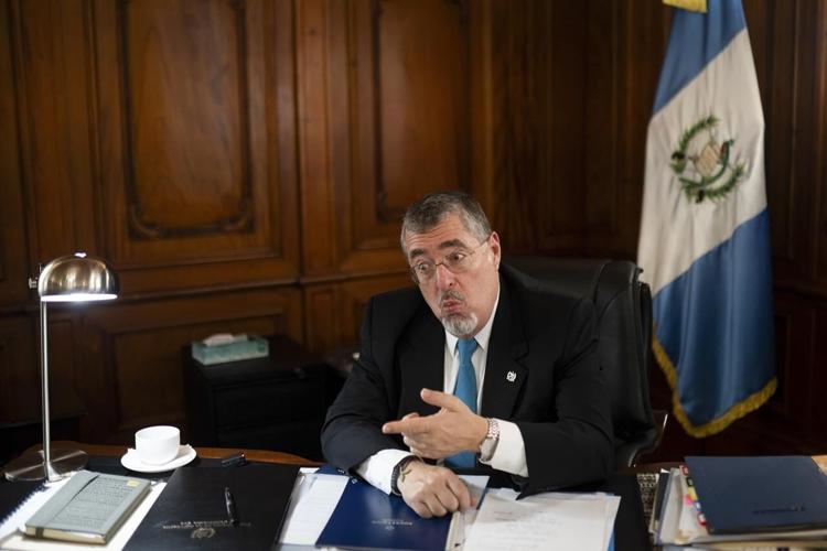 Guatemalan President Bernardo Arévalo says he found a 'semi-destroyed ...