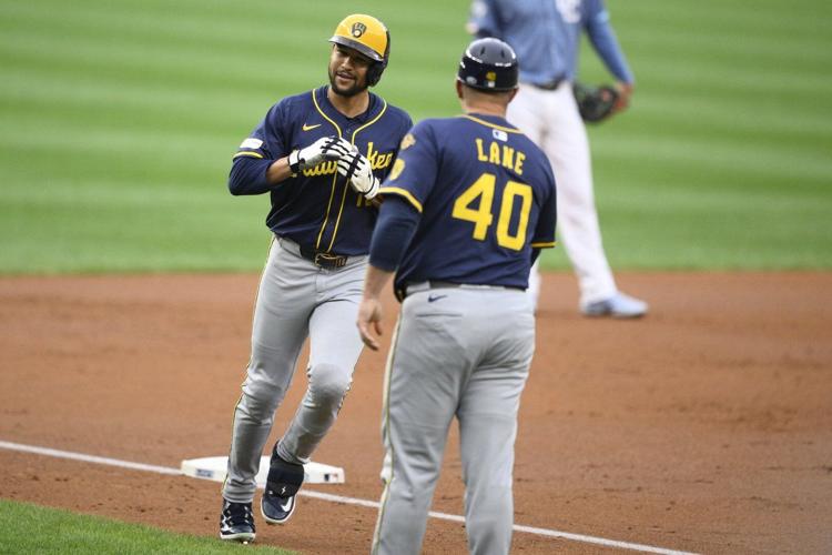 Blake Perkins homers twice as Brewers get 25 hits in 16-9 win over ...