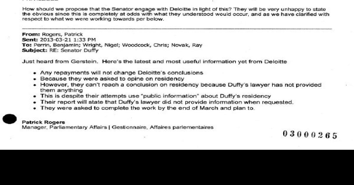 Key emails on Deloitte released at Duffy trial