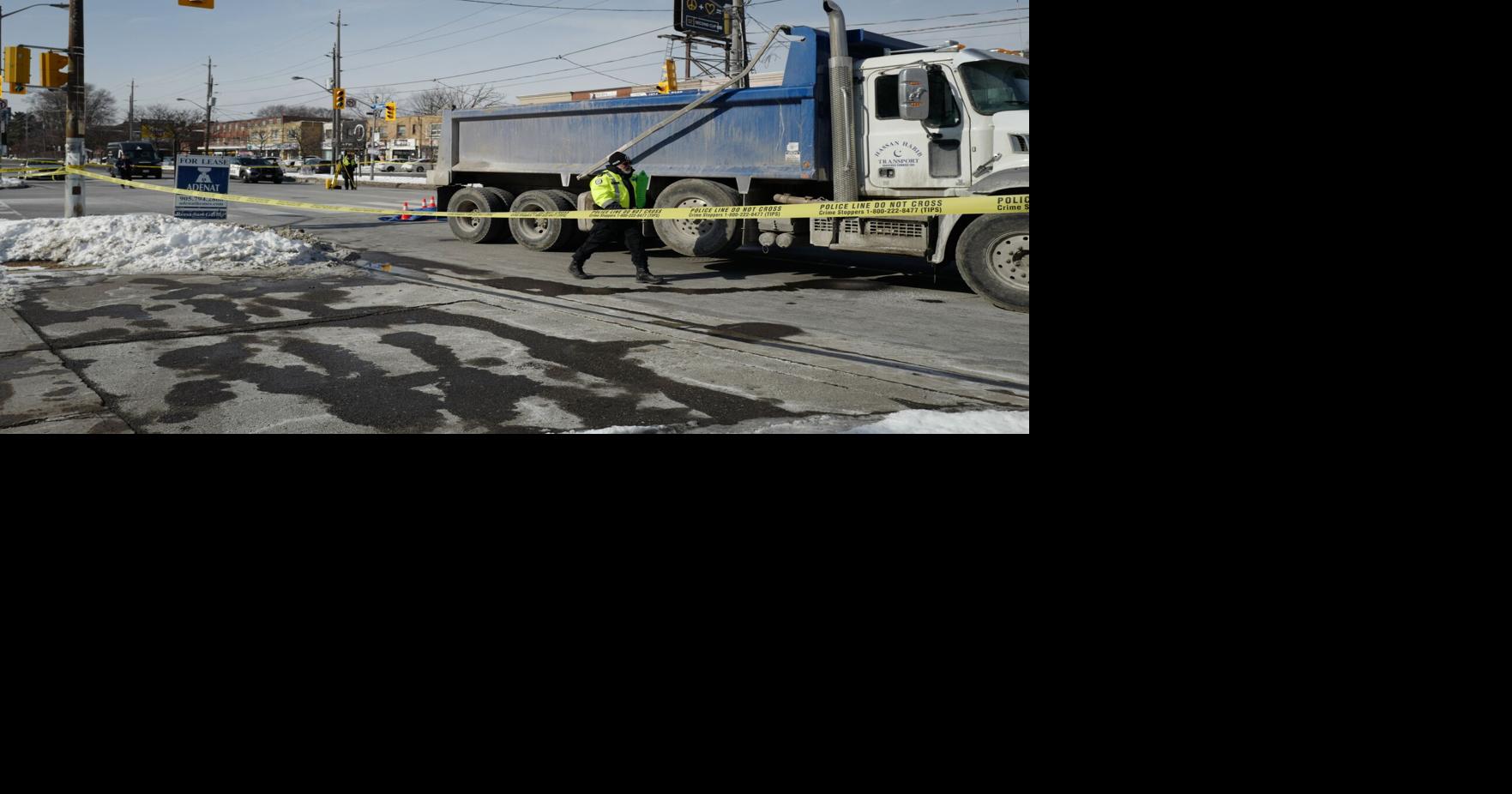 Woman, 81, dead after being hit by dump truck in North York