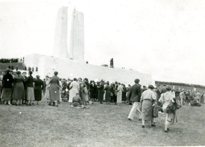 Newly discovered photos depict unveiling of Vimy memorial
