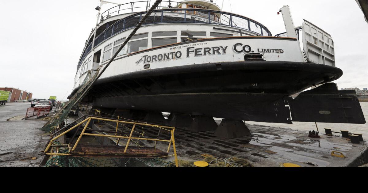 Trillium ferry gets tuned up after 107 years spent on Toronto’s waterfront