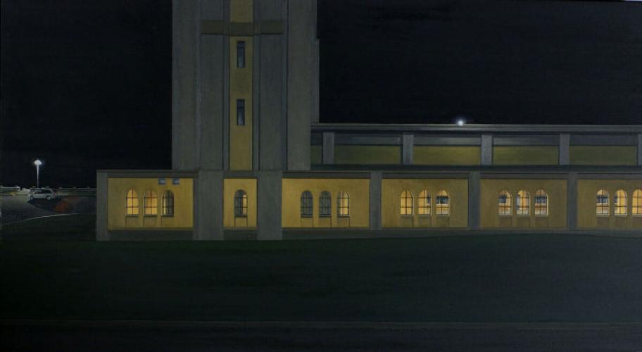 Peter Harris evokes loneliness, tranquility with paintings of city ...