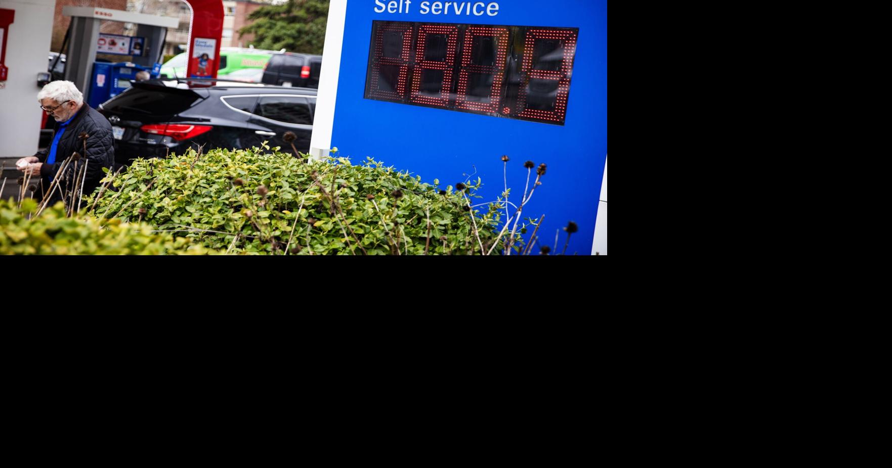 Why did Toronto gas prices jump by 14 cents?