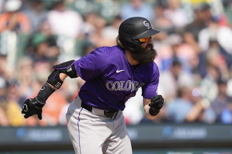 Jacob Stallings' RBI double in the ninth helps Rockies beat Tigers 4-2