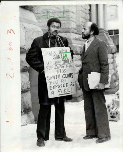 Richard Dildy waged a one-man crusade against Santa Claus