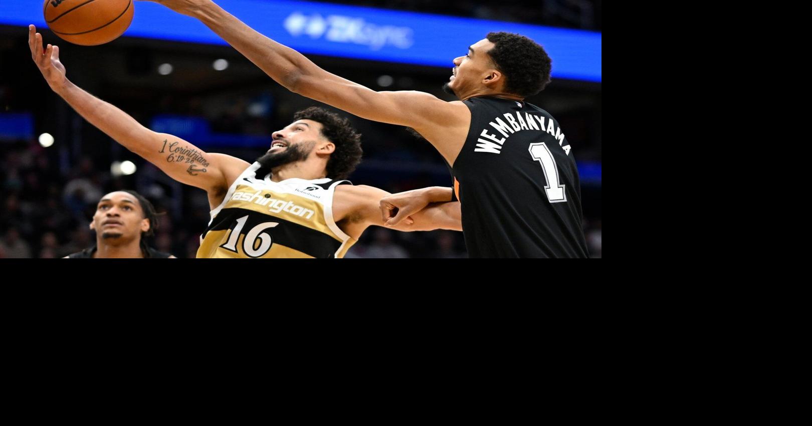 Fox scores 27, leads Spurs to 124-113 win over Wizards