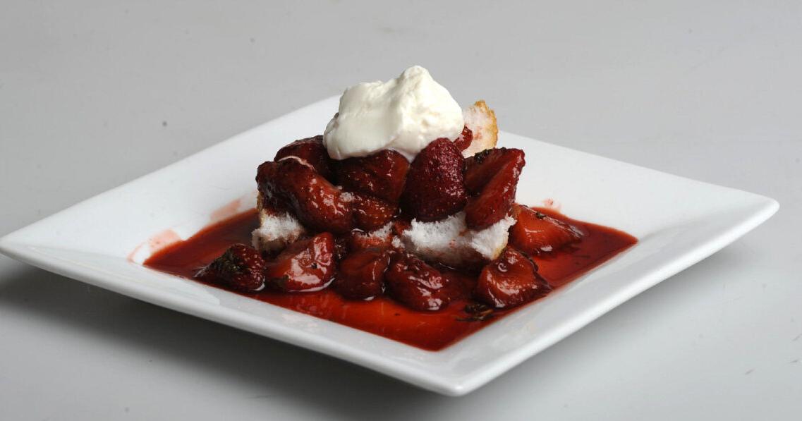 Susur Lee’s strawberry shortcake with Niagara ice syrup: Urban Cookbook ...