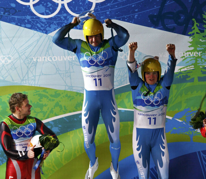 Canada’s Moffat brothers seventh in luge