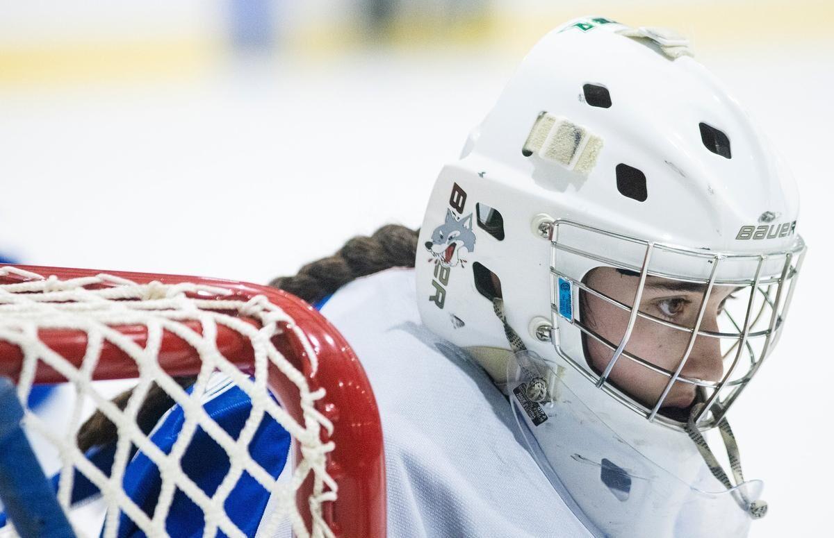 How two girls claimed the crease on elite boys hockey team