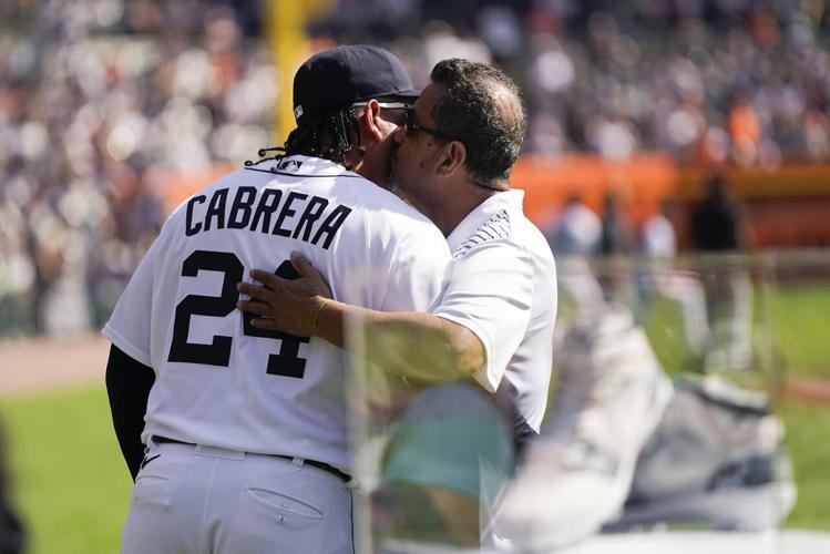 Cabrera leads Tigers over Guardians 8-0 following pregame retirement ...