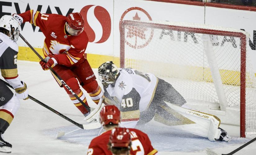 Backlund scores twice, Calgary Flames beat Vegas Golden Knights 6-3