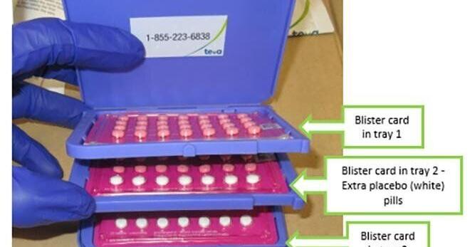 Birth control pills recalled in Canada over extra placebos