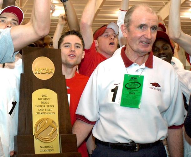 John McDonnell, mighty Arkansas track coach, dies at 82