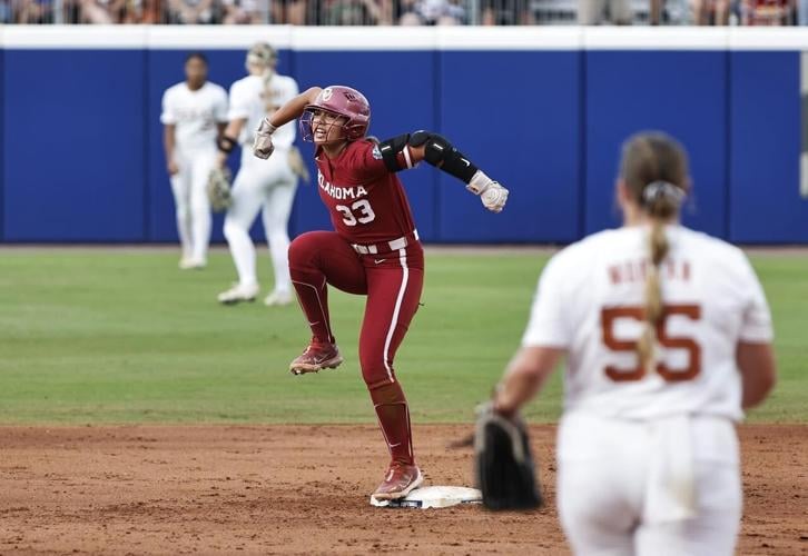 Oklahoma wins record fourth straight NCAA softball title, beating Texas ...