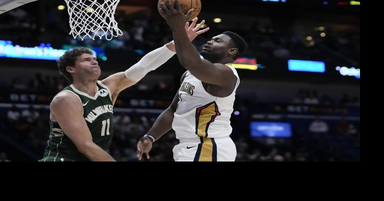 Zion Williamson scores 28, closes out Pelicans' 107-100 win over the Bucks