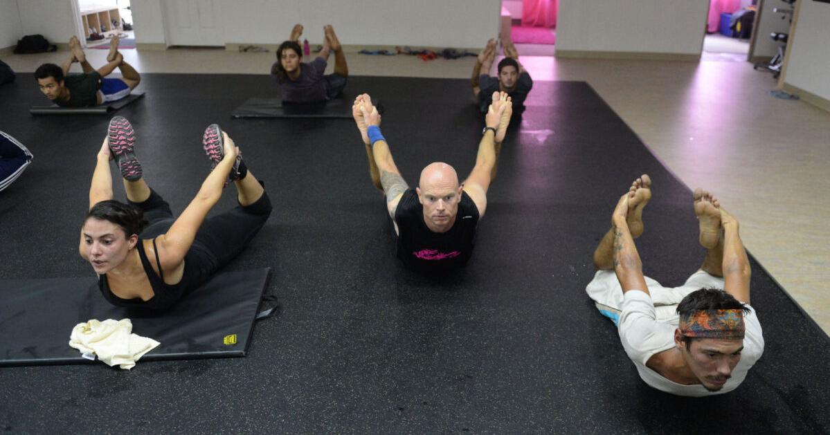 Gym Rat: Fast, sweaty Man with Dragon Tattoo workout not for everyone