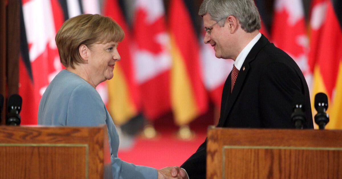 Tim Harper: Stephen Harper matches bland with bland and gets a global boost