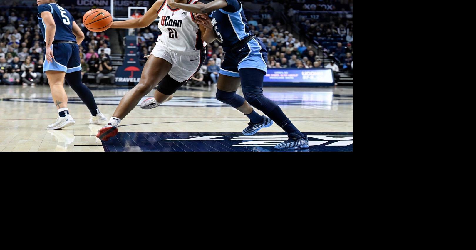 Sarah Strong leads top-ranked UConn to 34th straight win, 99-50 over ...