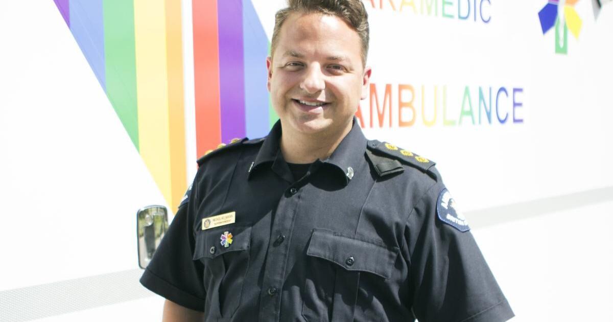 Paramedics show pride around the province