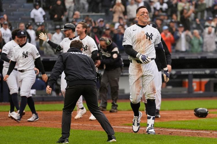 Aaron Judge's walk-off homer against Rays ends frustrating 2 weeks ...