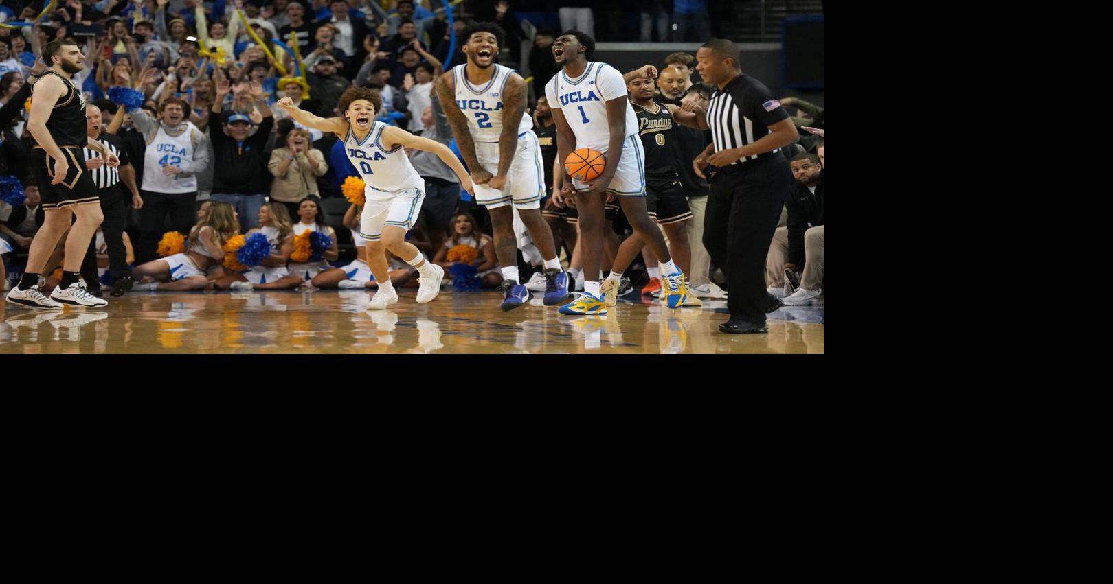 Bilodeau's late 3-pointer helps UCLA stun No. 4 Purdue, snapping ...