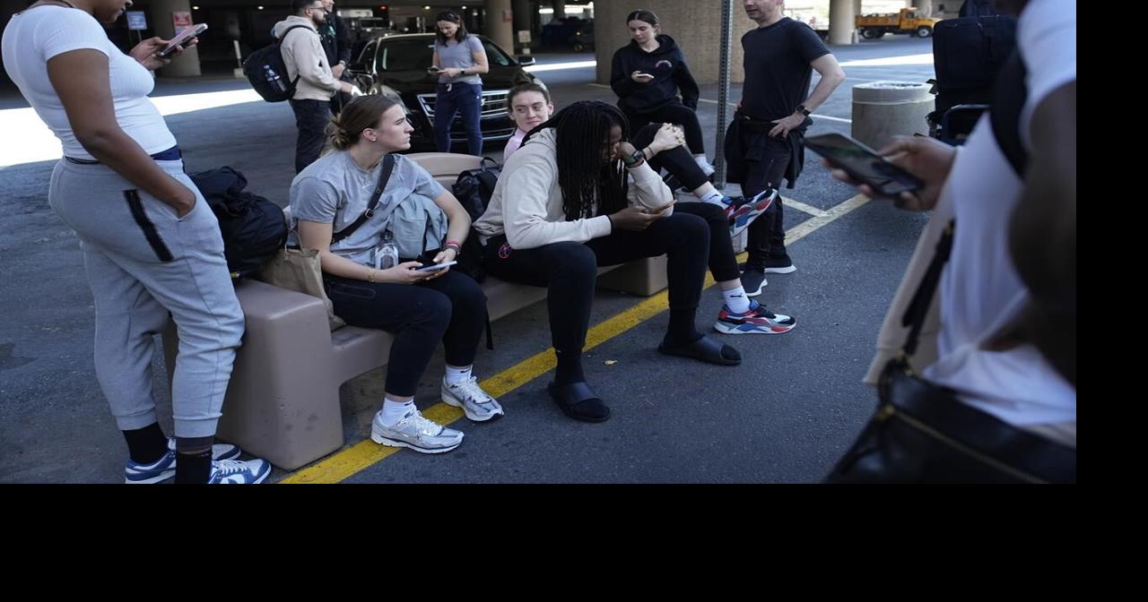 Layover, cramped seating, security lines: A day with players on a WNBA ...