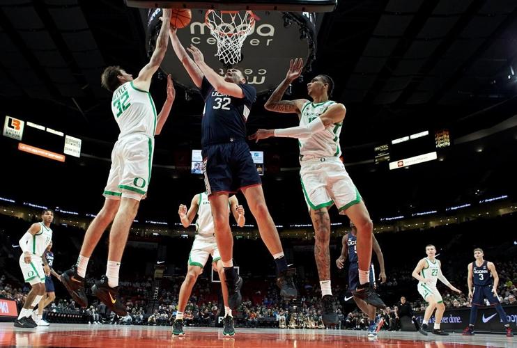 Newton leads No. 20 UConn past Oregon at Phil Knight tourney