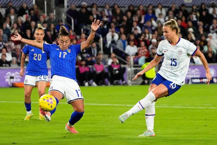 Cat Macario scores twice, US women beat Italy 3-0 in first of two ...