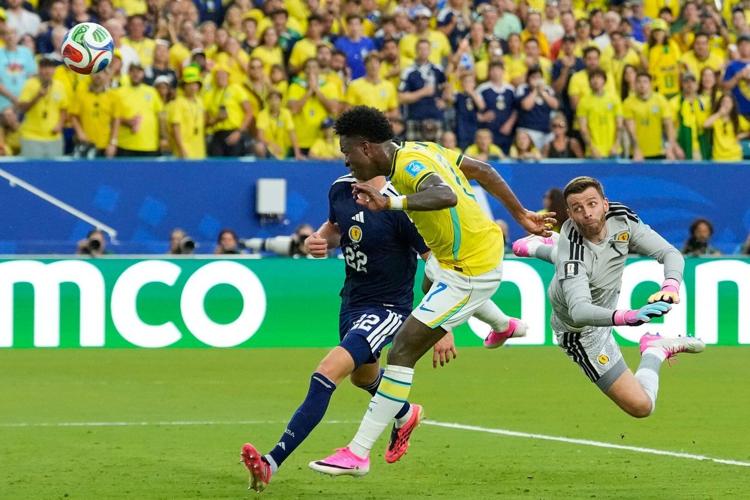 Vinícius Júnior scores twice, Brazil beats Scotland 3-0 to top World ...