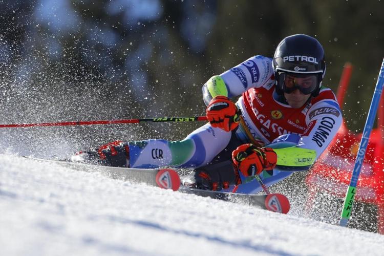 Swiss skier Marco Odermatt wins GS, locks up overall title