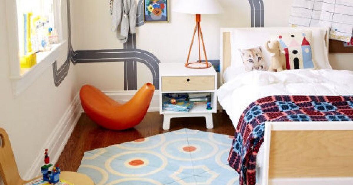 Design-your-own carpet works for many ages and spaces