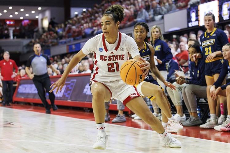 Aziaha James stars as NC State beats Chattanooga 64-45 in NCAA women's ...