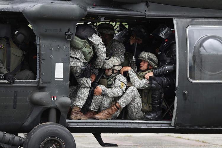 Colombia police, military raid illegal gold mining operation