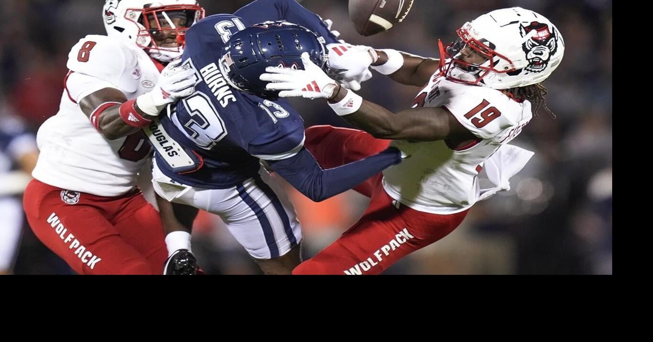 North Carolina State beats UConn 24-14 in season opener for both teams
