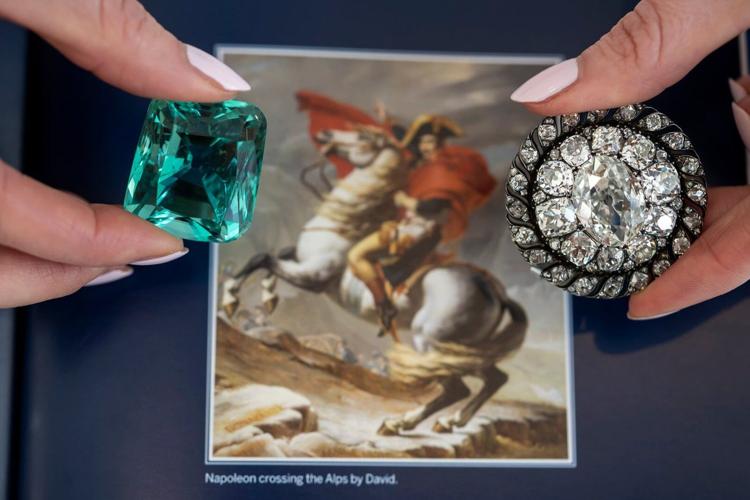 Sotheby's says a diamond brooch lost by Napoleon as his forces fled Waterloo sells for $4.4 million