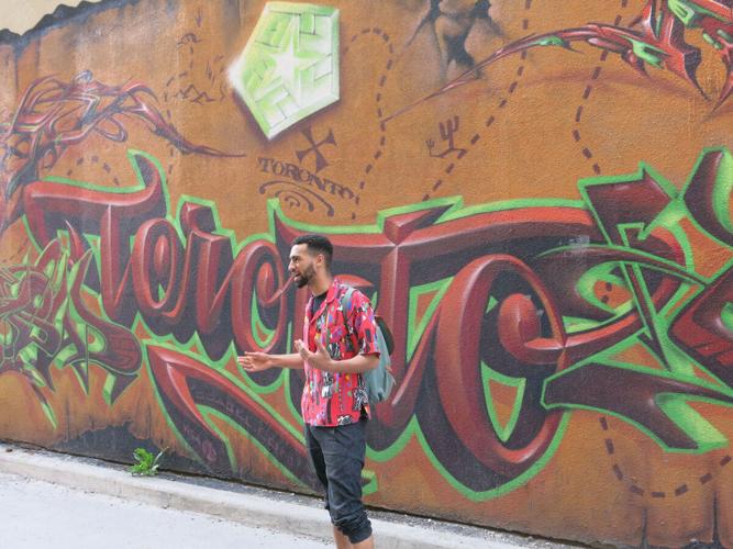 Graffiti walk exposes street artists’ work
