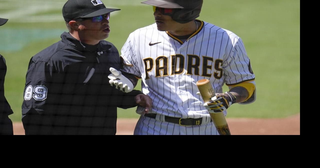 Padres’ Machado ejected after being called out on violation