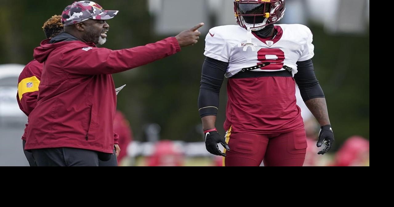 Commanders’ Robinson practices for 1st time since shooting