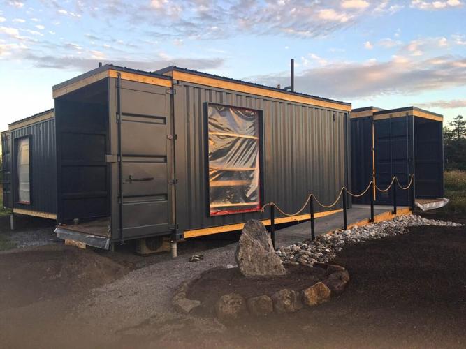 Shipping container re-designs for Home Show style and B&B versatility