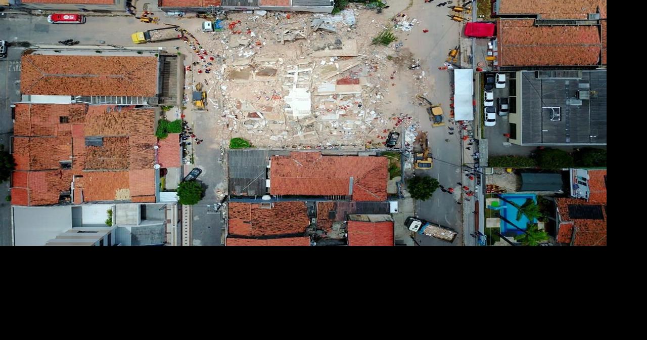 3rd person dies in Brazil building collapse; 7 still missing