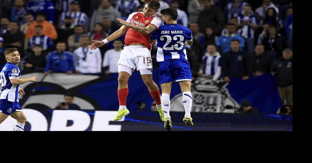 Porto beats Arsenal 1-0 with stoppage-time goal by Wenderson Galeno in ...