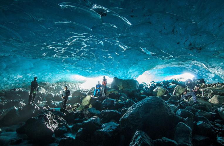 Walking beneath the ice on B.C.’s Pemberton icefield