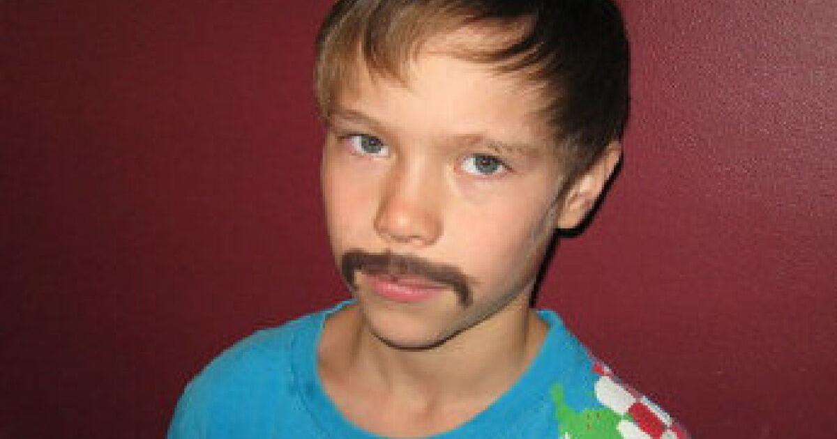 Boy draws on ’stache to raise money for Movember