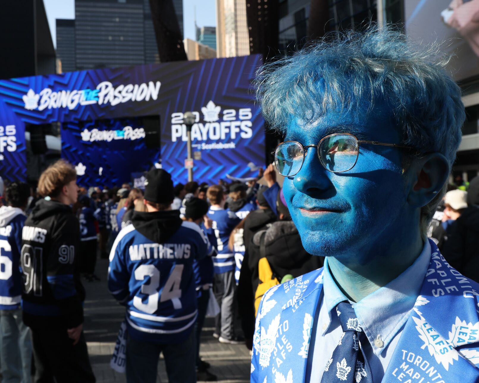 Fans feel the hope at Maple Leaf Square tailgate party