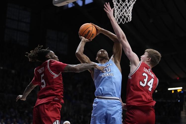 Top-seeded Indiana State pulls away late to beat Utah 100-90 and reach ...