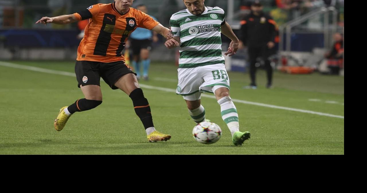 Playmaker Mudryk lifts Shakhtar in 1-1 draw with Celtic