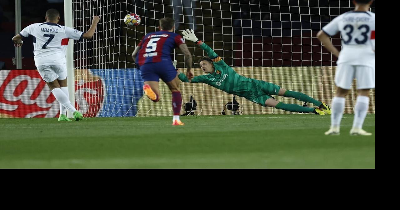 Mbappé scores twice as PSG beats Barcelona to reverse 1st-leg loss and ...