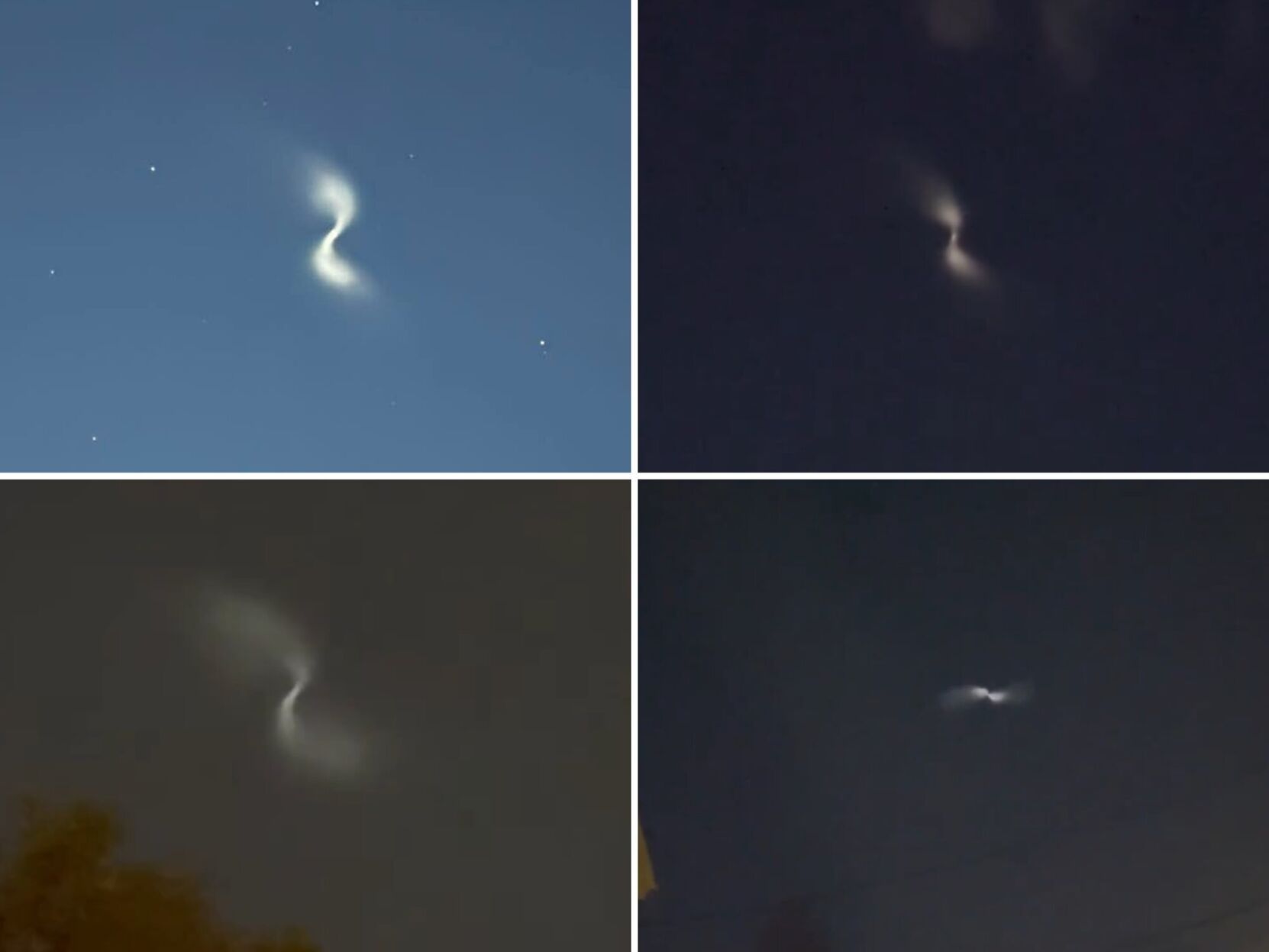 What was the strange spiral above Toronto last night?