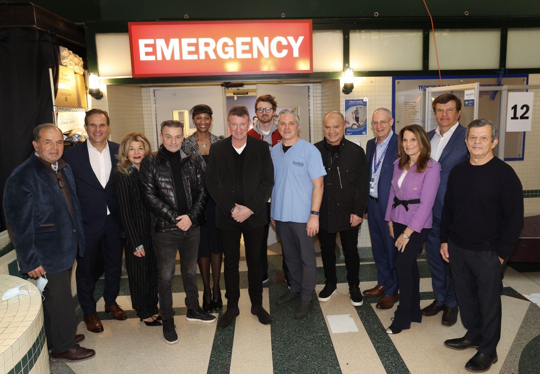 Bitoves Foundation honour Walter Gretzky with SickKids gift